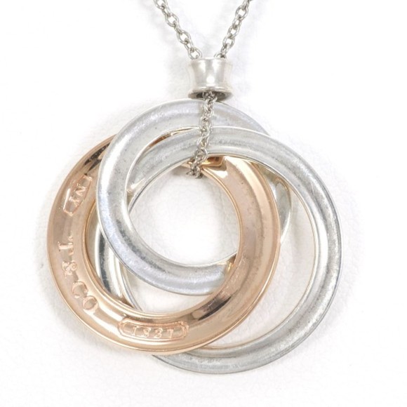 Tiffany & Co. | Jewelry | Tiffany Interlocking 837 Silver Rubedo Metal ...